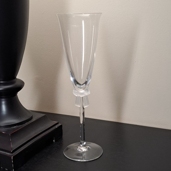Dior | Dining | Vintage Christian Dior Bow Crystal Fluted Champagne ...